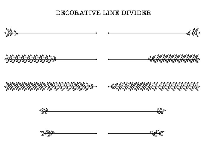 Leaf Text Divider Vector Images (over 1,800)