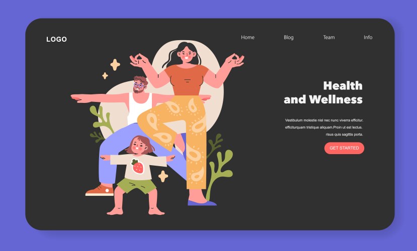 Health and wellness Royalty Free Vector Image - VectorStock