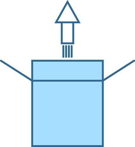 Product release icon Royalty Free Vector Image