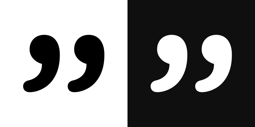 Quote right icon Royalty Free Vector Image - VectorStock