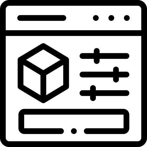 Administration icon thin linear style design Vector Image