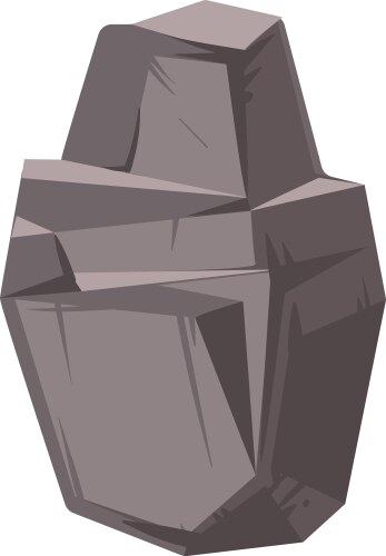 Stones cartoon rock mountains flagstone rocky Vector Image