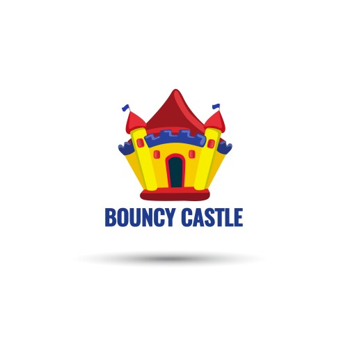 Bouncy castle Royalty Free Vector Image - VectorStock