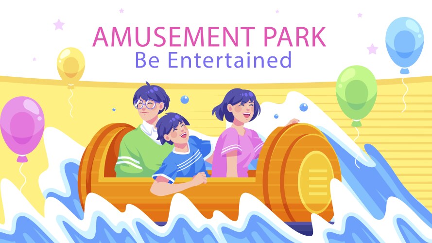 Flat disco party youtube thumbnail Royalty Free Vector Image