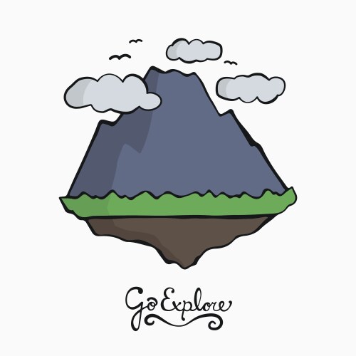 Go explore symbol Royalty Free Vector Image - VectorStock