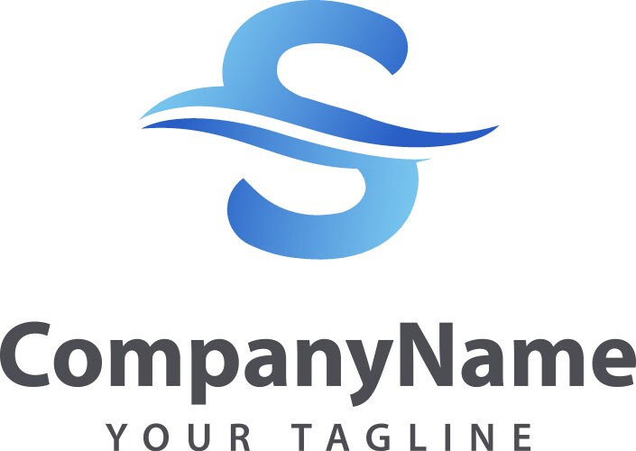 Wave abstract logo Royalty Free Vector Image - VectorStock