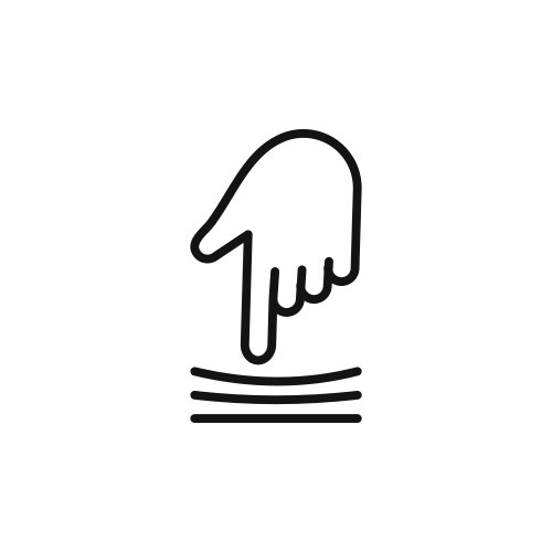 Resilience icon logo sign outline Royalty Free Vector Image