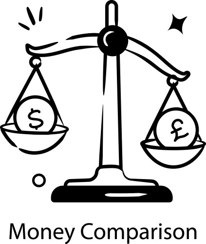 Comparison Royalty Free Vector Image - VectorStock