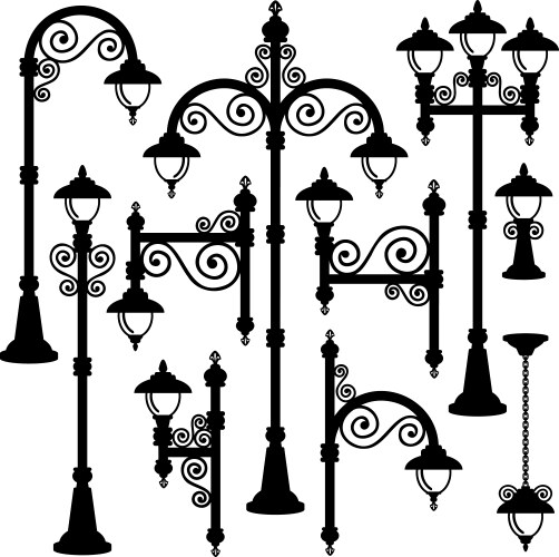Lamp Post Vector Images (over 7,200)