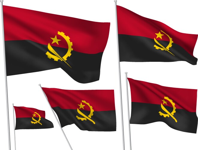 Crown - black flags Royalty Free Vector Image - VectorStock