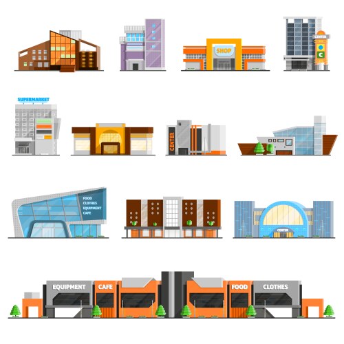 Centaurus mall Royalty Free Vector Image - VectorStock