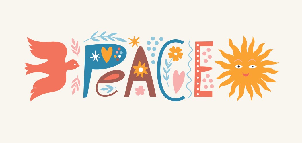 Hand Lettering Peace Vector Images (over 3,700)
