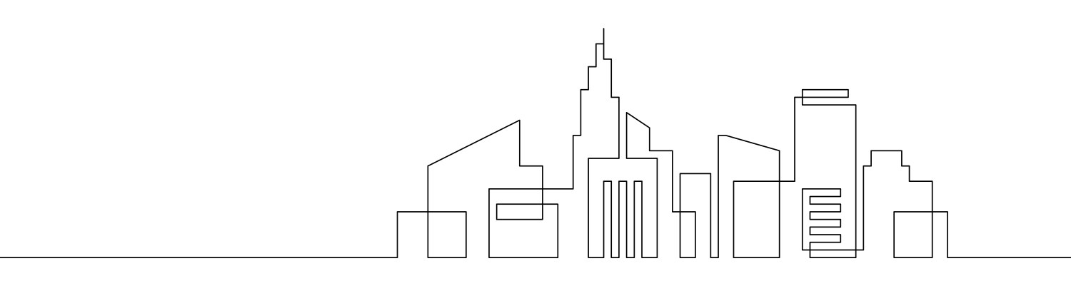 Toronto city one line drawing Royalty Free Vector Image