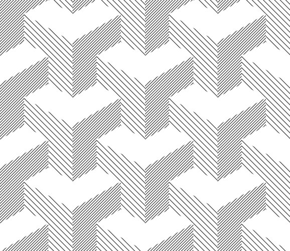 Seamless geometric pattern grayscale background Vector Image