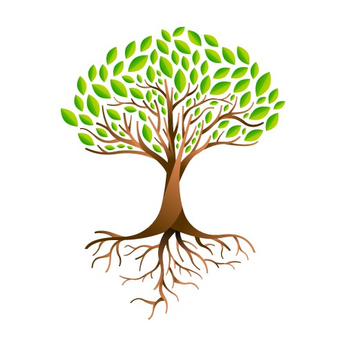 Tree logo design Royalty Free Vector Image - VectorStock