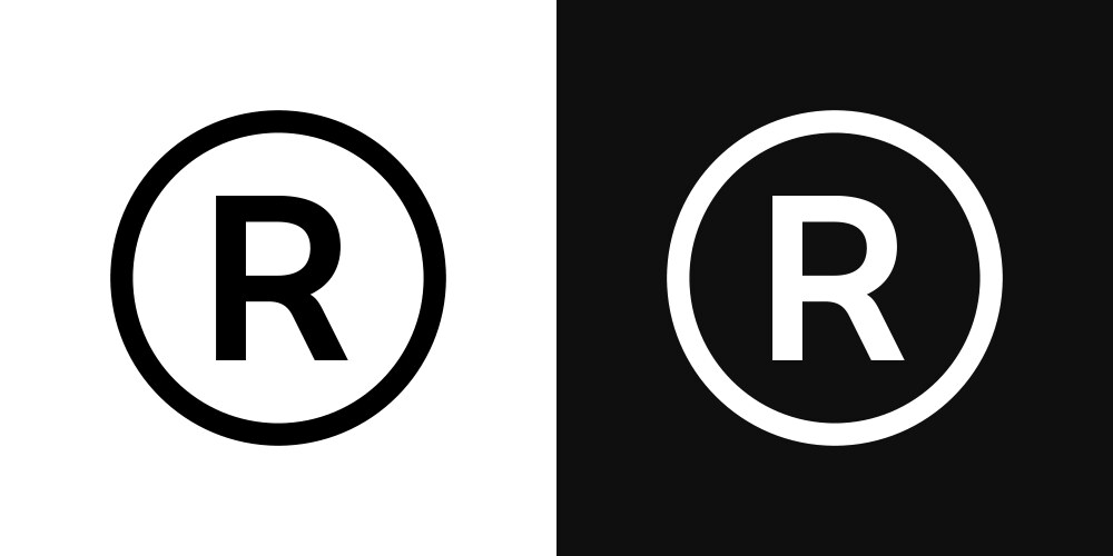 Registered icon Royalty Free Vector Image - VectorStock