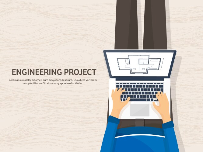 Engineering and architecture Royalty Free Vector Image
