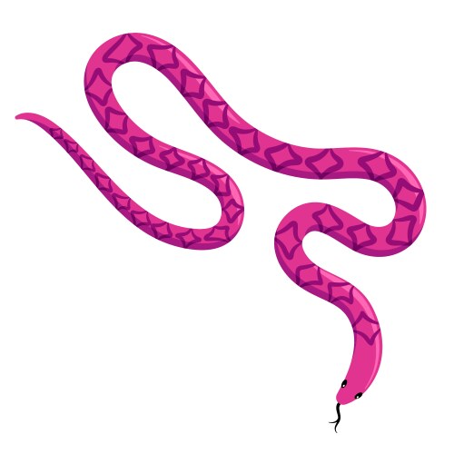 Snake Cartoon Pink Vector Images (over 720)
