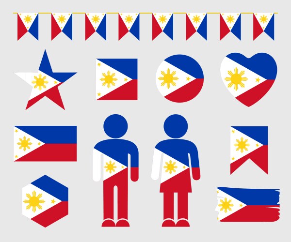 Philippine flag logo Vector Images & Graphics for Commercial Use ...