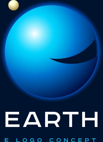 Letter e with lightning monogram corporate style Vector Image