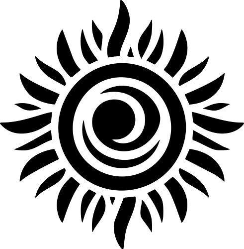 Tribal Sun Vector Images (over 10,000)