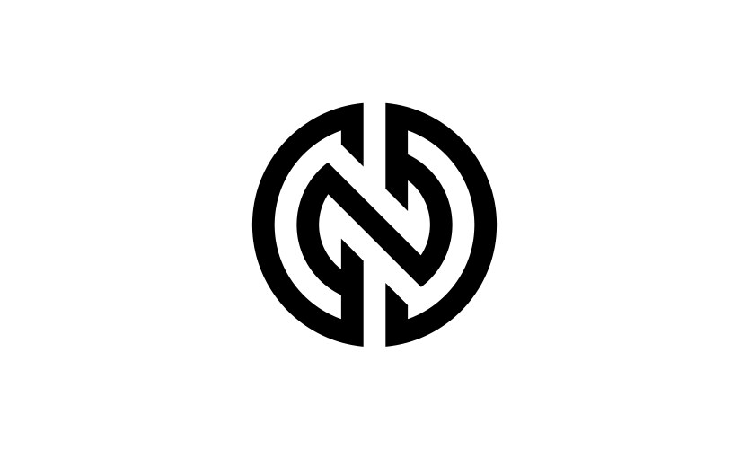 Black Circle In A Circle Logo Circle Logo Rays Stock Illustrations