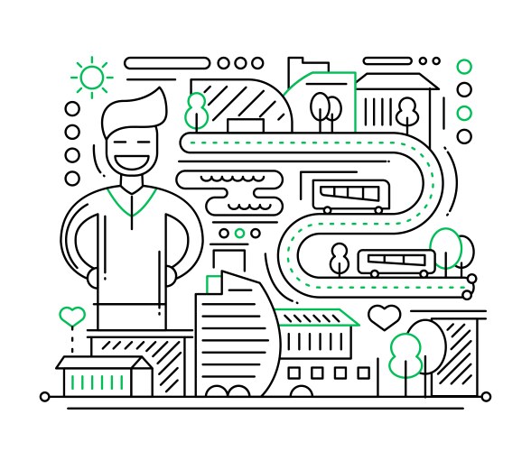 Composition quick guide Royalty Free Vector Image