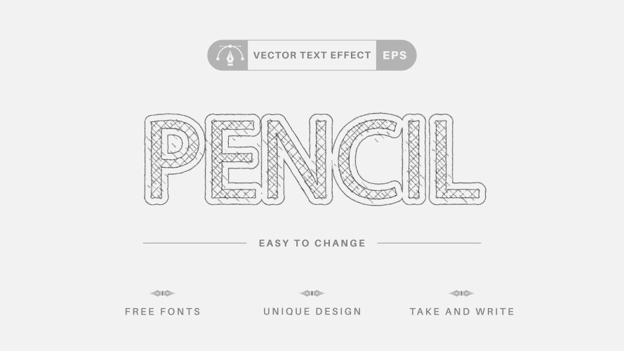Pencil Font Vector Images (over 8,900)