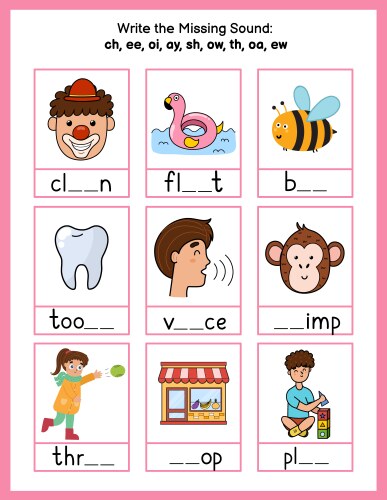 Phonics Vector Images (over 2,100)