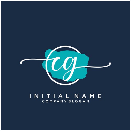 Cg Monogram Logo Vector Images (over 2,300)