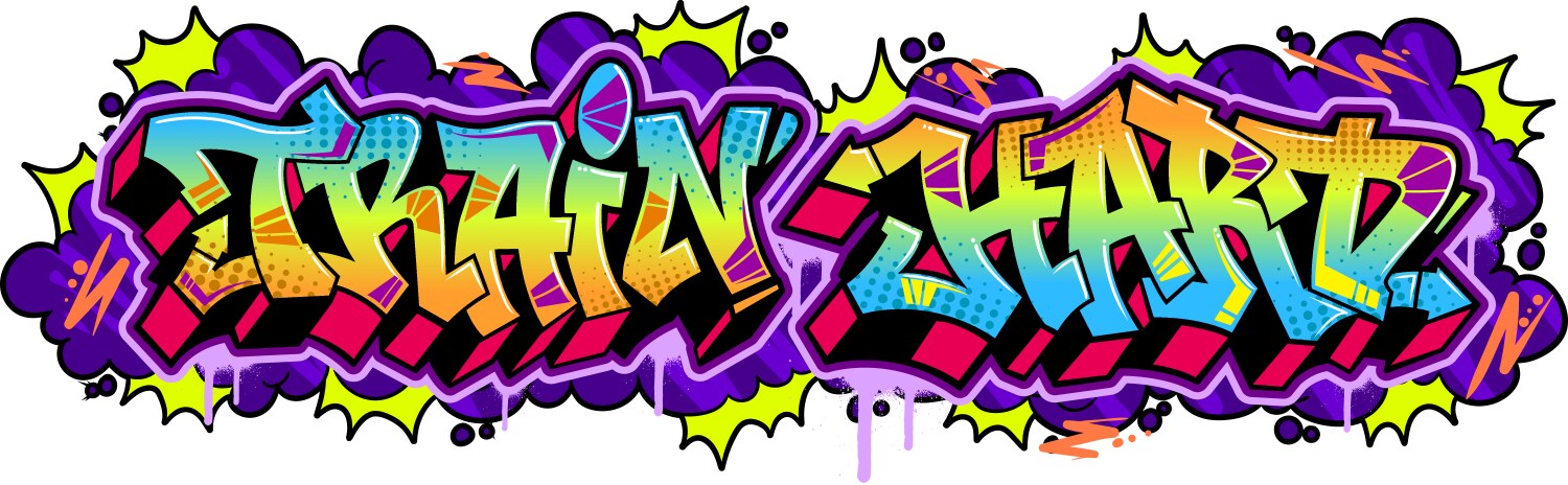 Graffiti text Royalty Free Vector Image - VectorStock