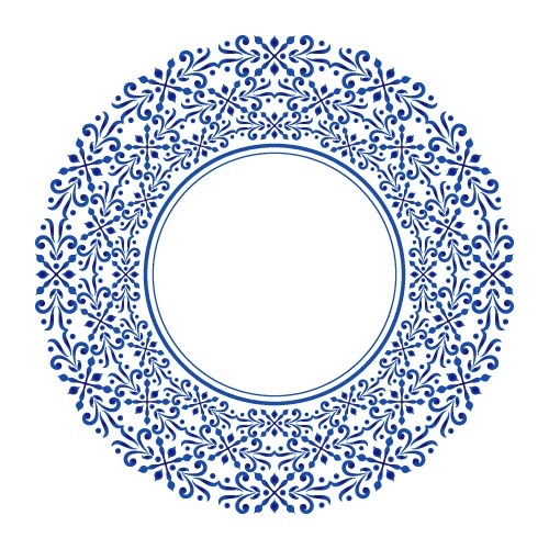 Beautiful round design Royalty Free Vector Image