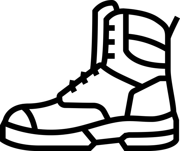 Safety boots ppe protective equipment color icon Vector Image