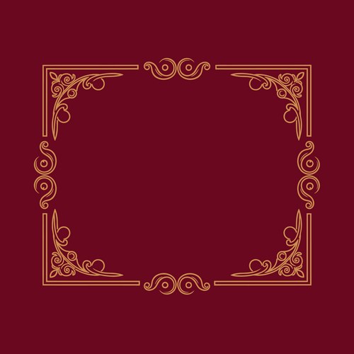Elegant Swirl Border Frame – Royalty-Free Vector | VectorStock