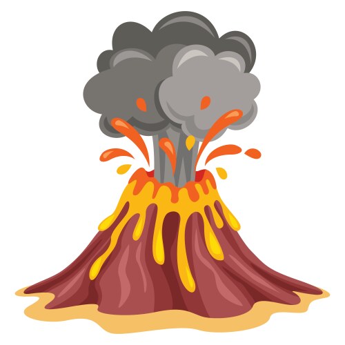 Volcanic Eruption Drawing Vector Images (over 510)