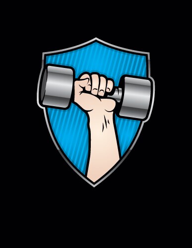 Dumbell Weight Lifting Logos Fitness Dumbbells Vector Hd PNG Images,
