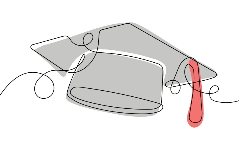 Graduation Cap Line Vector Images (over 15,000)