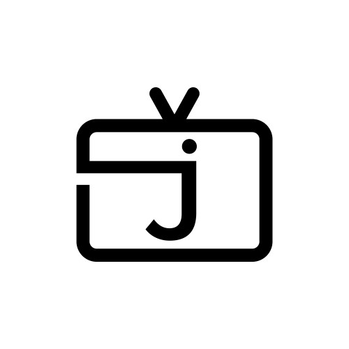 A letter channel play button logo design Vector Image