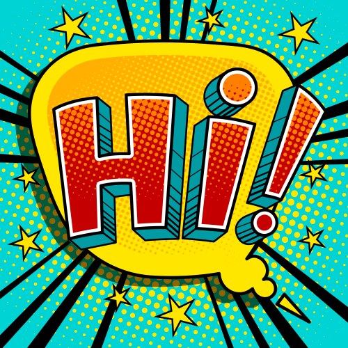 Pop art background Royalty Free Vector Image - VectorStock