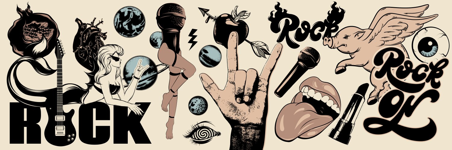 Rock Vector Images & Graphics for Commercial Use | VectorStock