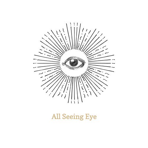 All-seeing eye of god inside triangle pyramid Vector Image