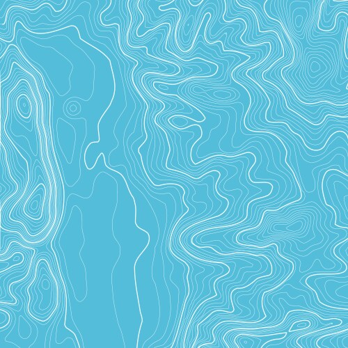 Blue topographic lines Royalty Free Vector Image