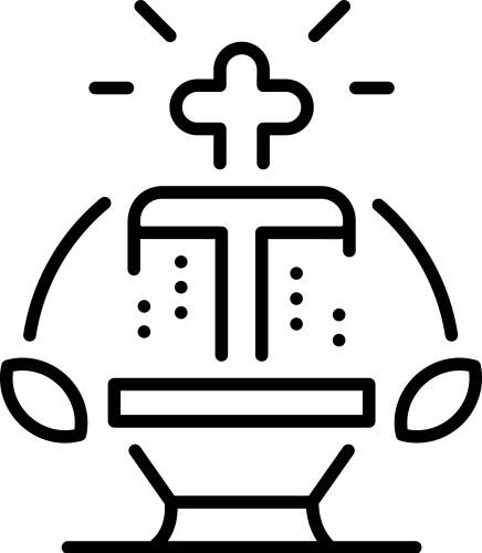 Baptism Royalty Free Vector Image - VectorStock