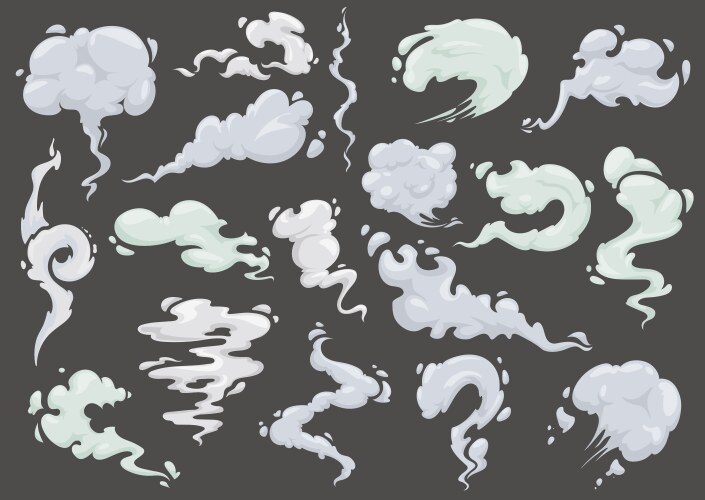 Cartoon Wind Blowing Vector Images (over 3,100)