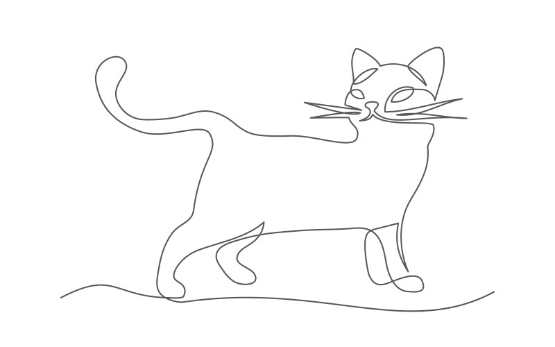 Cat Line Drawings Vector Images (over 39,000)
