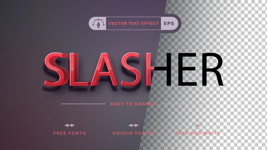 Police - editable text effect font style Vector Image