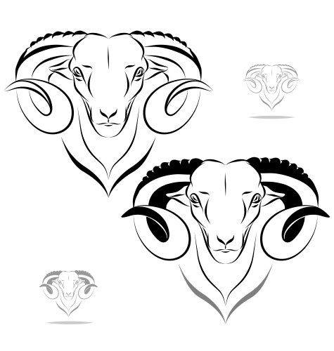 Ram Outline Vector Images (over 4,900)