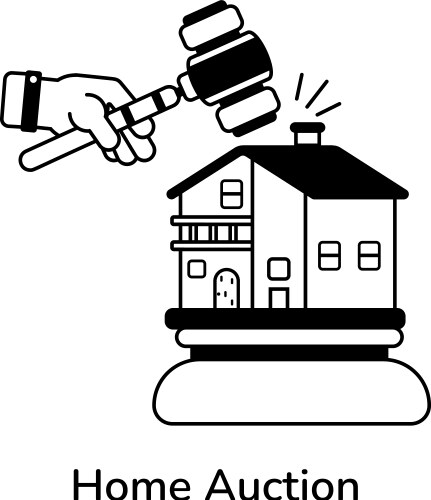 Art auction Royalty Free Vector Image - VectorStock