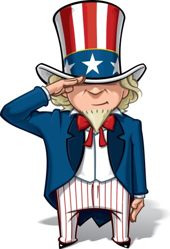 Uncle sam mascot Royalty Free Vector Image - VectorStock