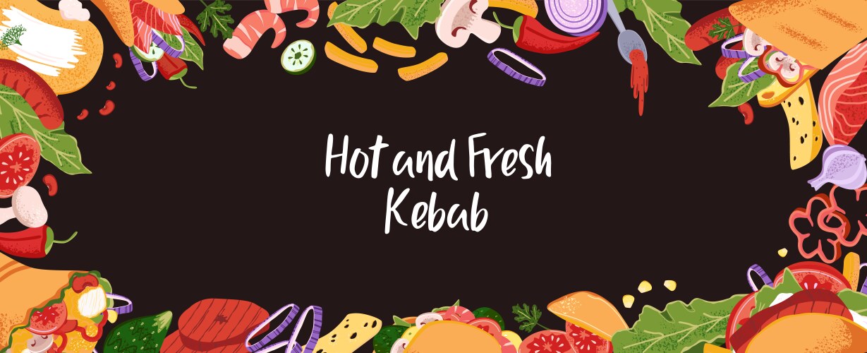 Shawarma Banner Vector Images (over 240)